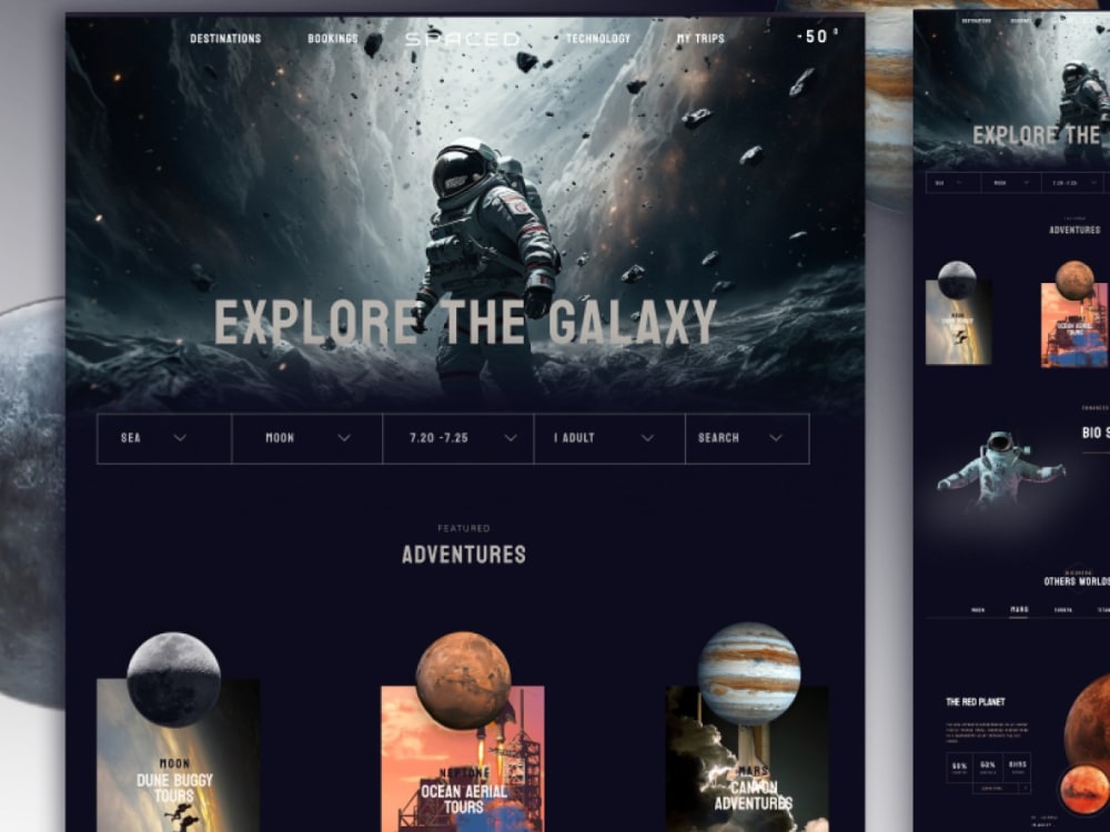 A visually appealing ui/ux web and app design | Upwork