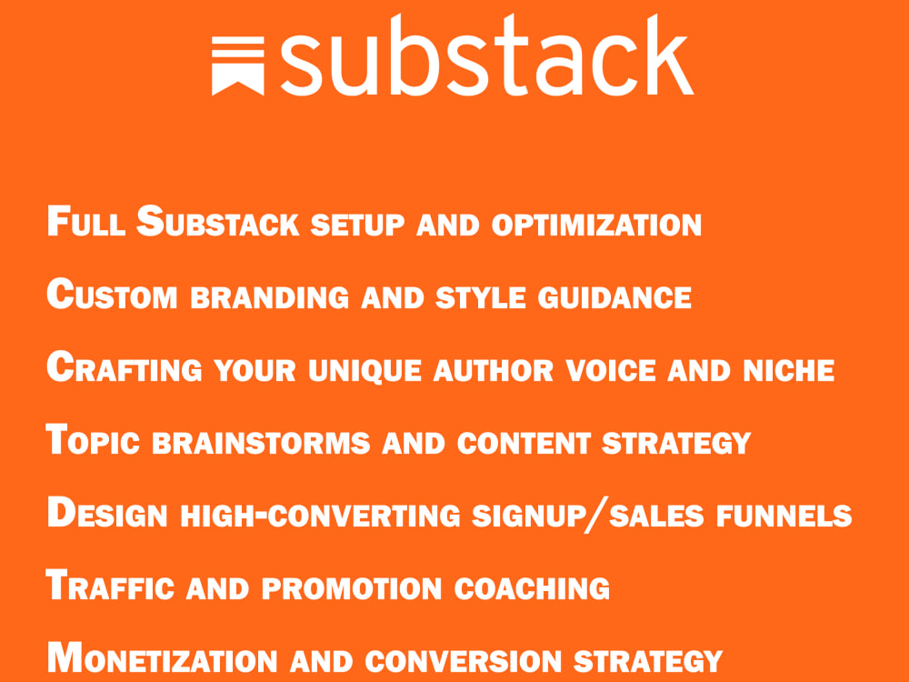 Substack Setup, Branding and Guiding to Help You Succeed on Substack ...