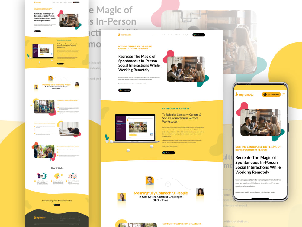 Custom & Responsive Website UI/UX design | Website design | Web pages | Upwork