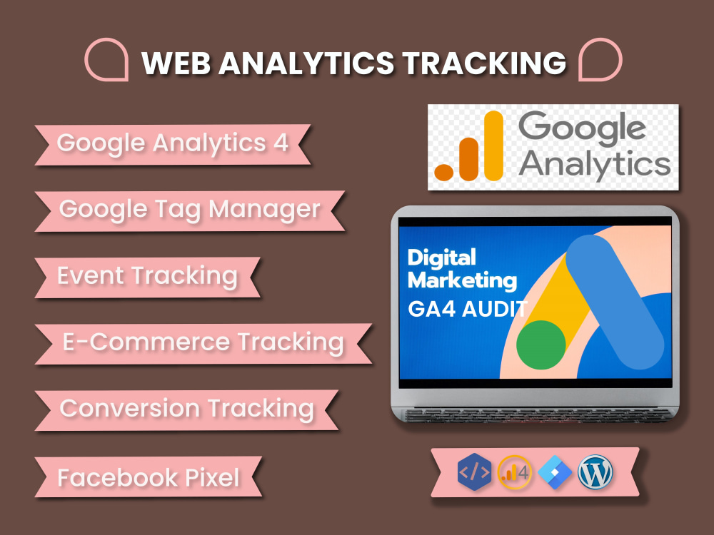 An amazing Google Analytics 4 | Google Tag Manager | Facebook Pixel Setup | Upwork