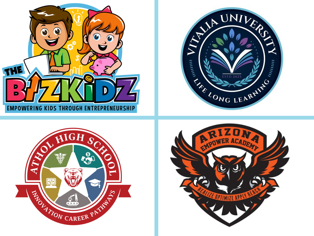 A education, school, college, university, academy, club logo design | Upwork