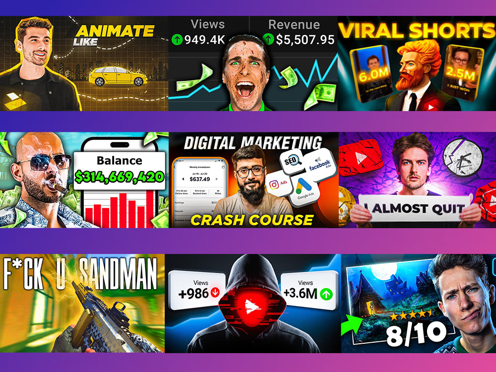 The best youtube thumbnail design to skyrocket your views | Upwork