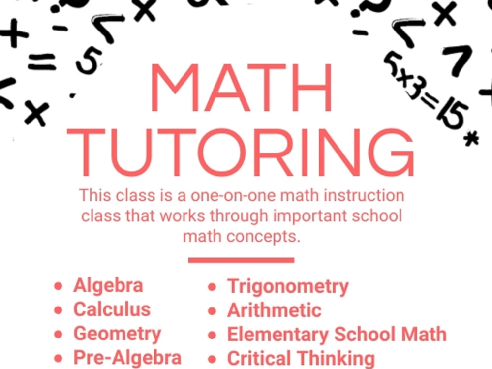 A Comprehensive Math Tutor From Basics to Advanced Levels | Upwork