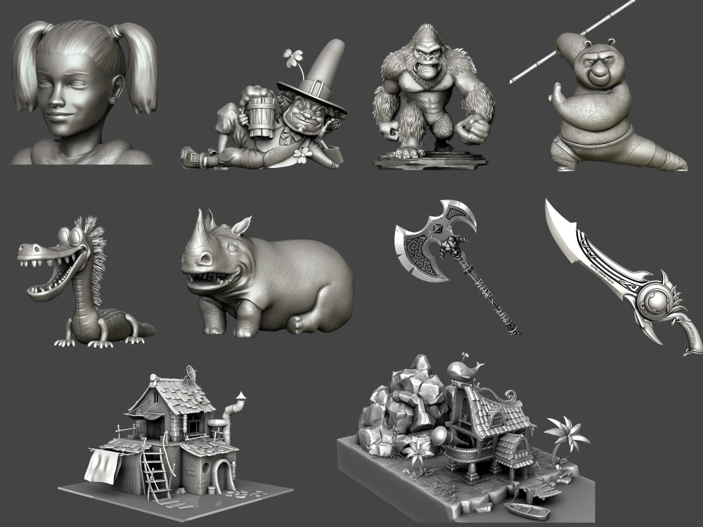 A 3d character for 3d printing | Upwork