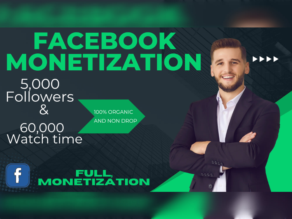 Complete Facebook page monetization, 5k followers and 60k watch time ...