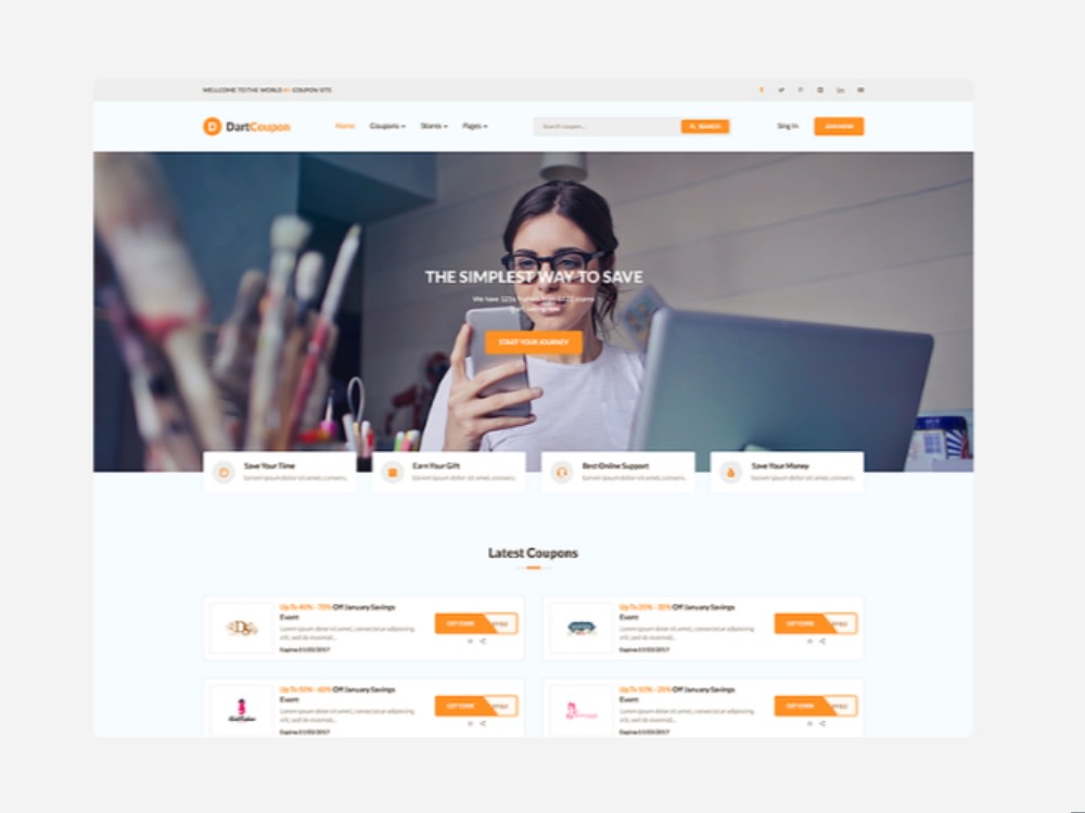 Dynamic wordpress website landing page design by crocoblock jet engine | Upwork