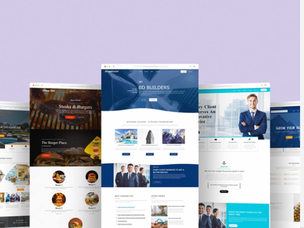 Dynamic wordpress website landing page design by crocoblock jet engine | Upwork