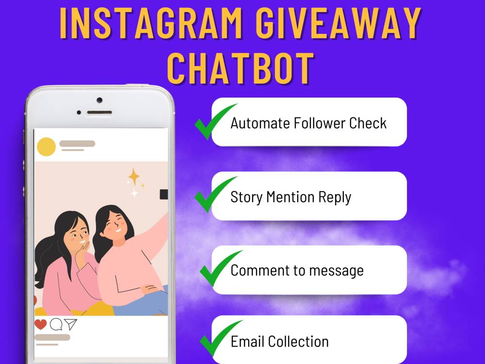 Manychat Instagram Giveaway Automation | Upwork
