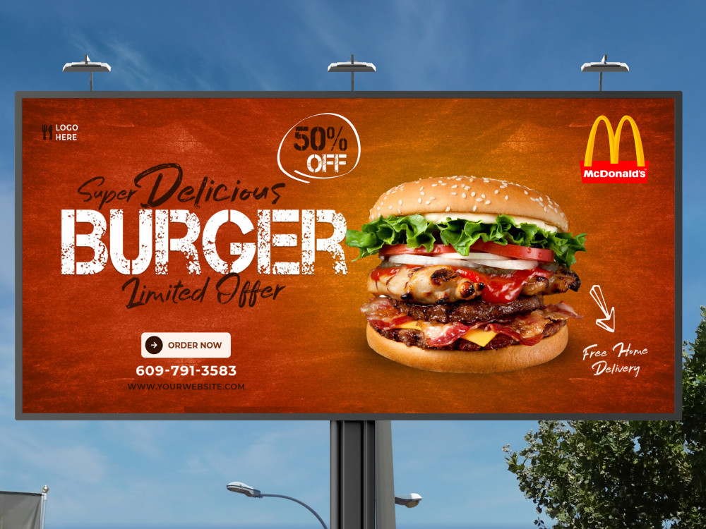 Billboard, signboard, signage, yard sign, banner design | Upwork