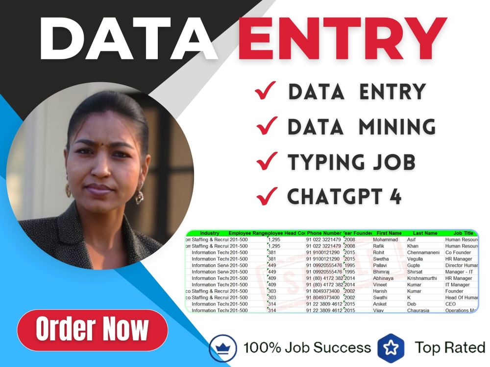 Your Data Researched & Entered Accurately within given timeframe. | Upwork