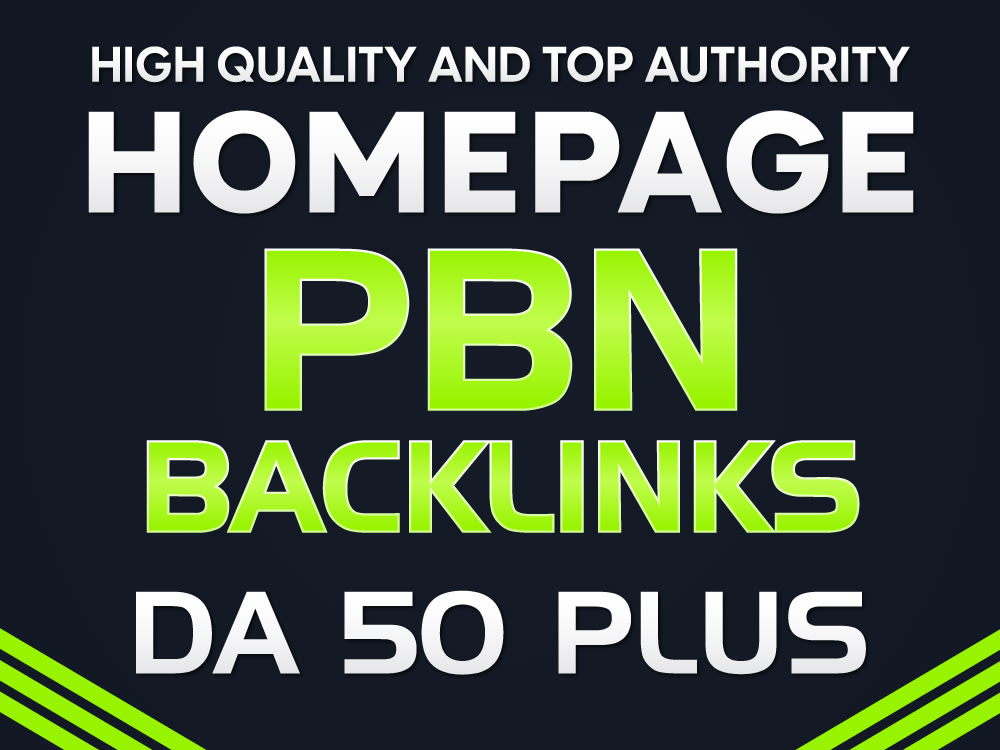 800 PBN Homepage DA 50+ Dofollow Permanent Pbn Backlinks | Upwork