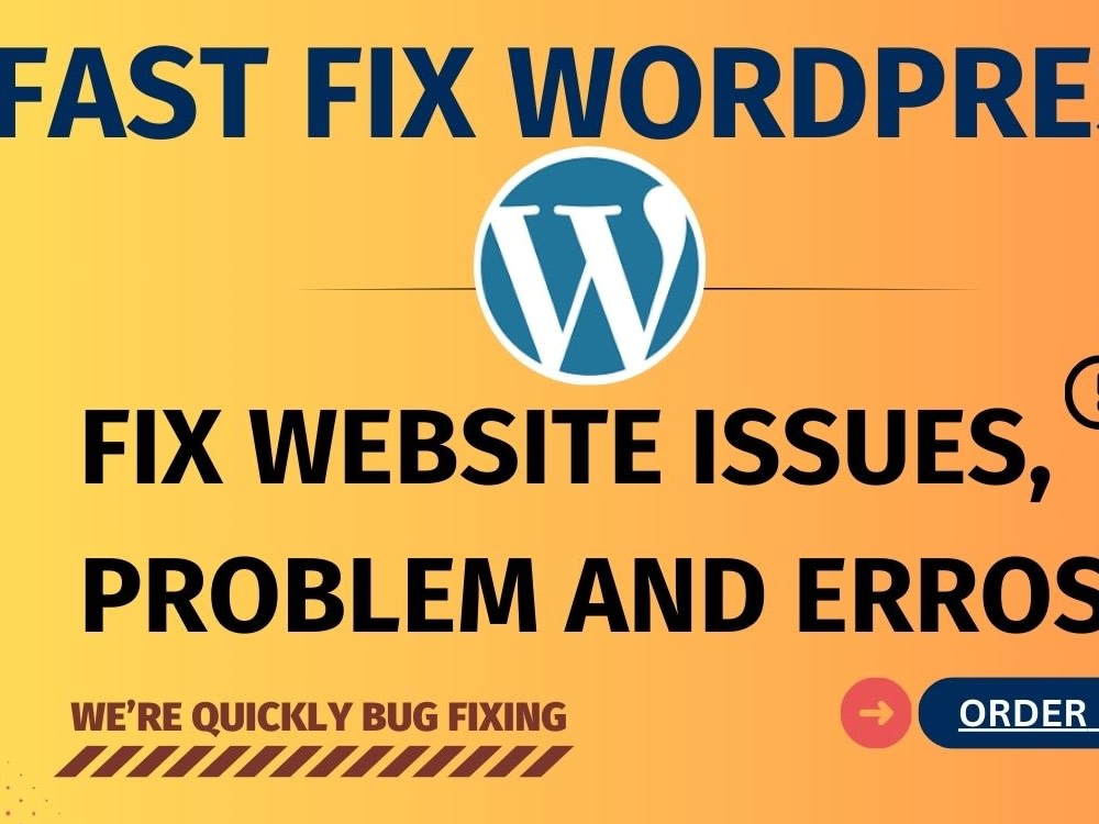 Wordpress Website Issues Errors And Bugs Solved Upwork