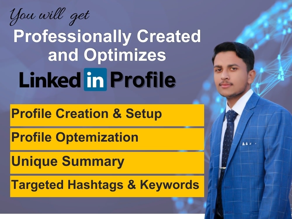 Professionally created and optimized LinkedIn profile | Upwork