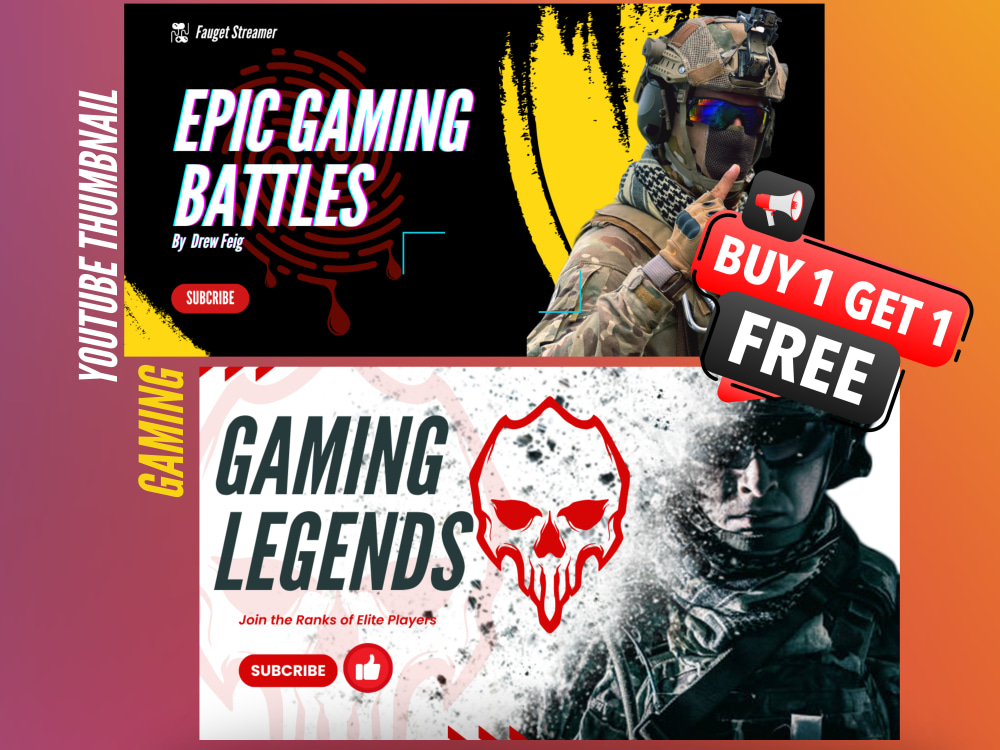 Youtube thumbnail Professional Design | Upwork