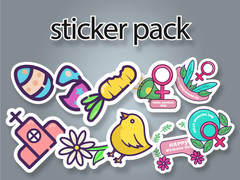 Create cute sticker designs and unique cartoon characters | Upwork