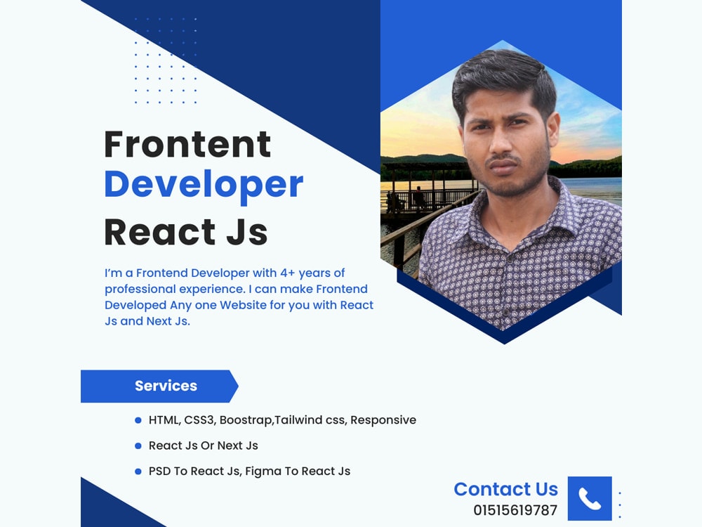Frontend developer using reactjs | Upwork