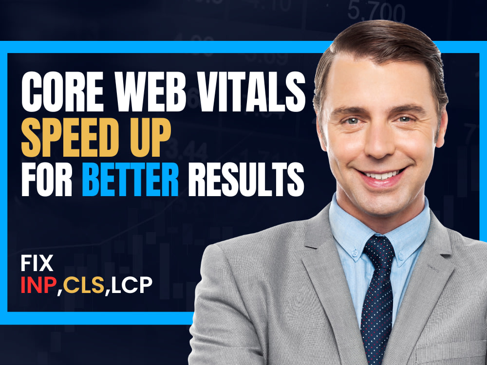 Fix core web vitals, fix lcp, inp, fcp, and cls issues | Upwork