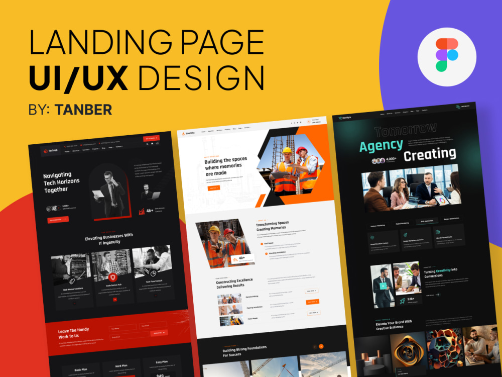Full-Time Website UX/UI Design or Landing Page UX/UI Design in Figma ...