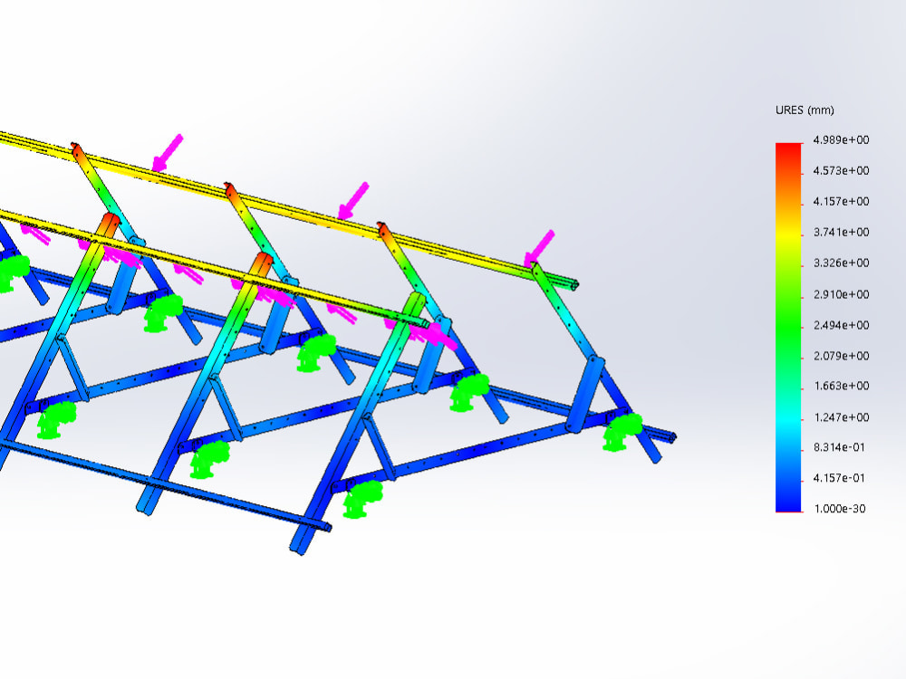 Fea Analysis For Structure Design Using Solidworks Upwork