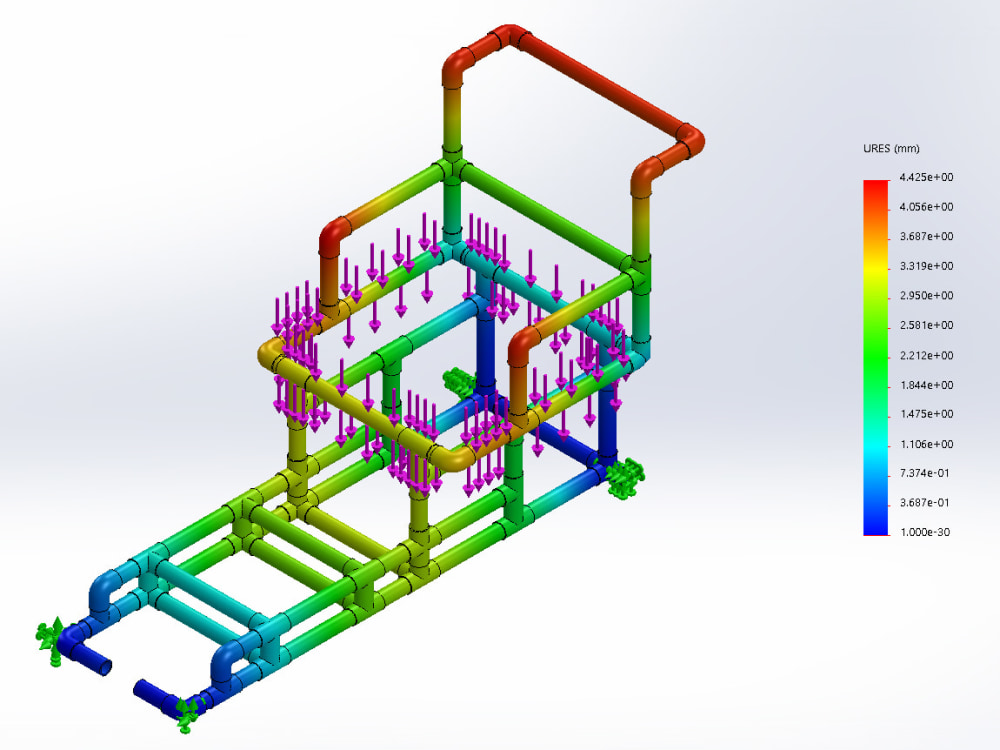 FEA analysis for Structure design Using Solidworks | Upwork
