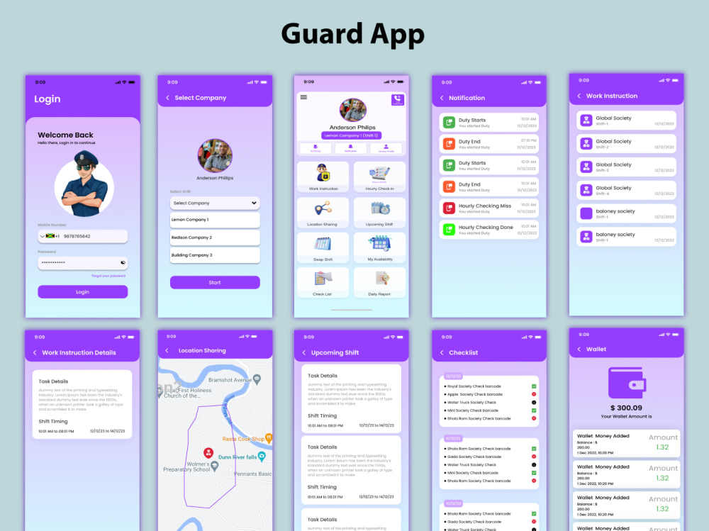 Mobile app for Security guards (Android and iOS) | Upwork
