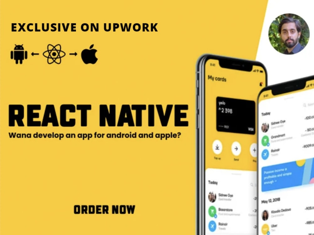 A cross platform app using react native | Upwork