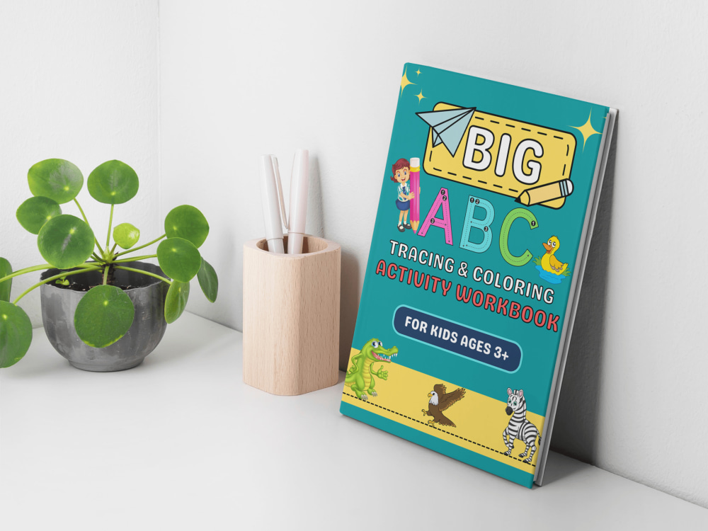 A unique commercial use kids activity book cover design for kdp amazon ...