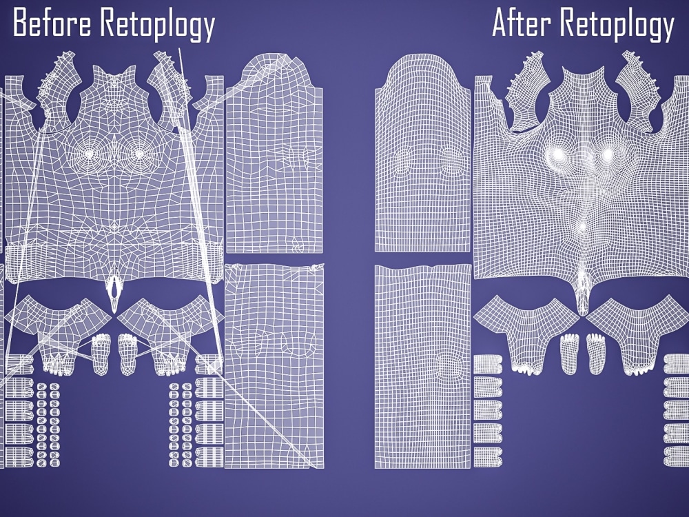 Uv unwrapping, topology optimization, and texture baking | Upwork