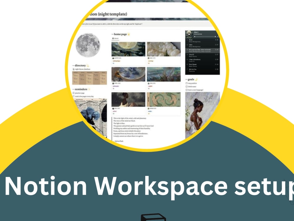 Fully Customized Notion Workspace Notion Template Website Upwork