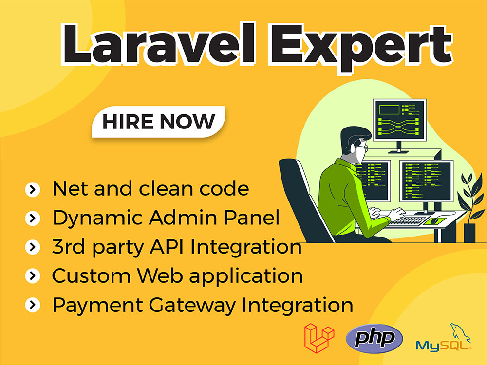 PHP Developer, Laravel Expert, PHP/Laravel Web Application programmer ... PHP Developer, Laravel Expert, PHP/Laravel Web Application programmer ...