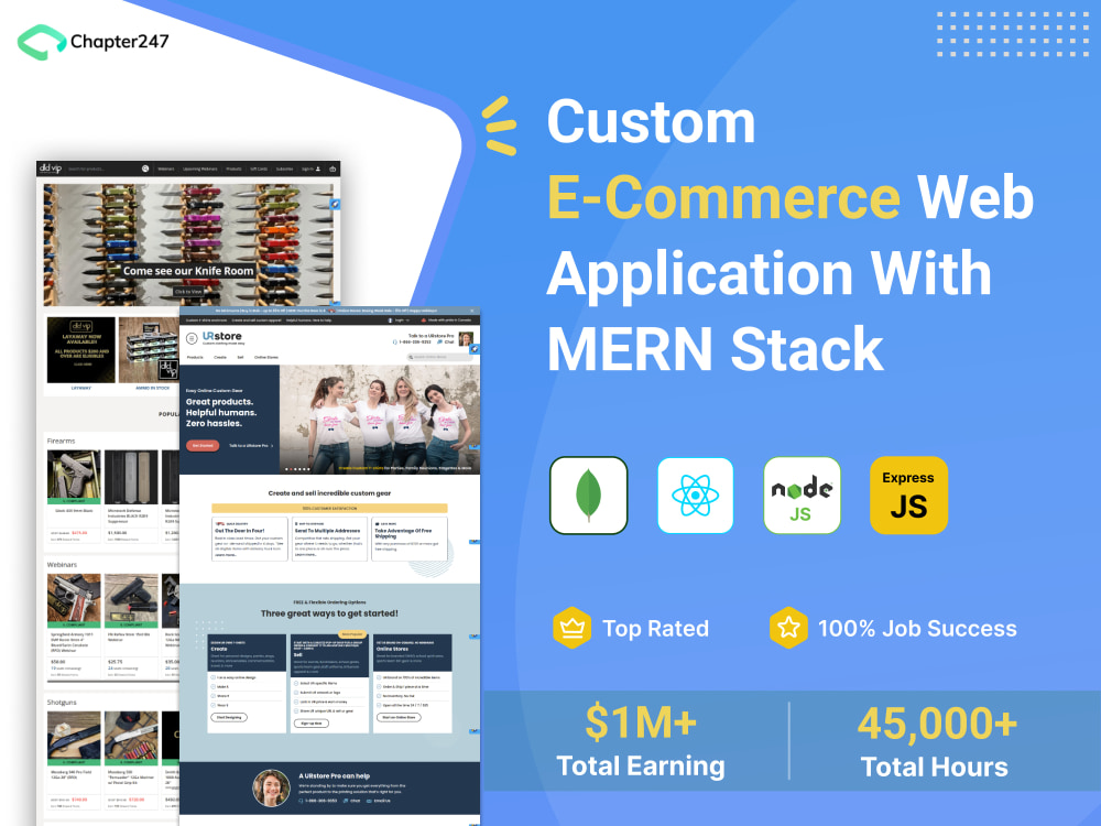 A Custom Ecommerce Web Application With MERN | Upwork