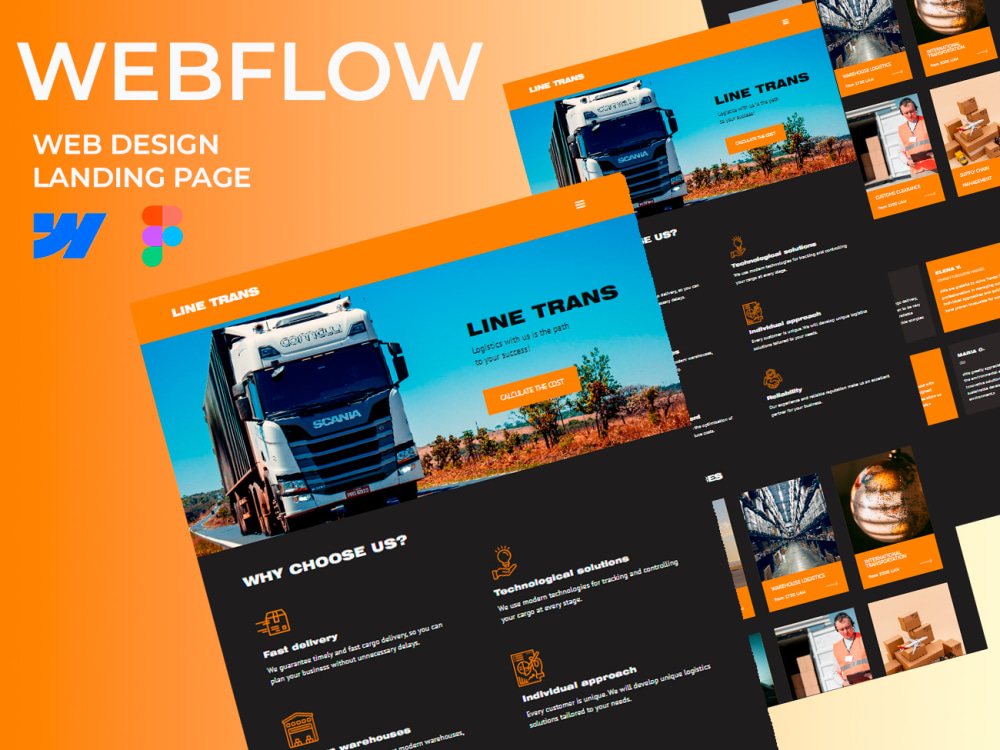 Webflow Landing page, Design in Figma, Figma to Webflow, Figma Expert | Upwork