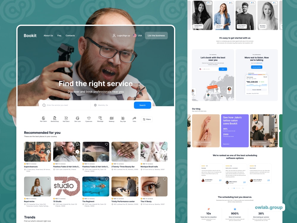 UI UX Designer for creating an Eye-Catching Landing Page / Business ...