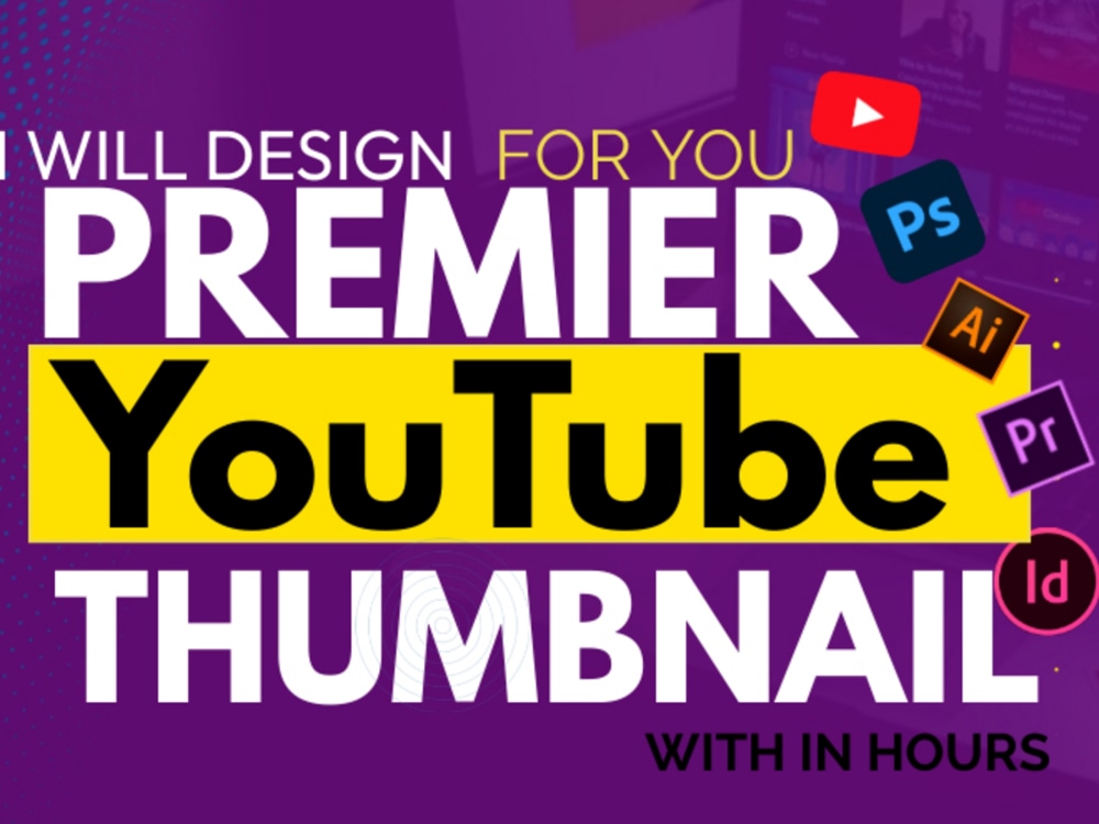 A premium youtube thumbnails | Upwork