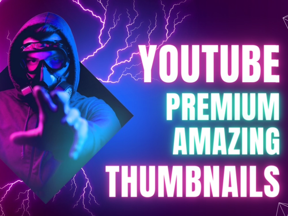 A premium youtube thumbnails | Upwork