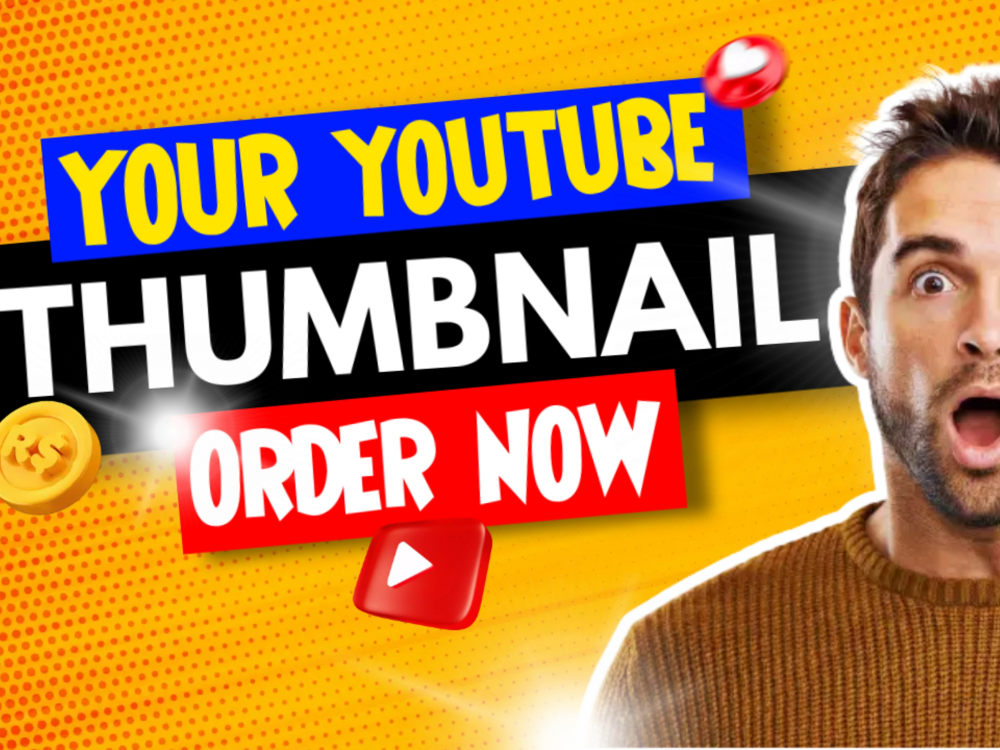 A premium youtube thumbnails | Upwork