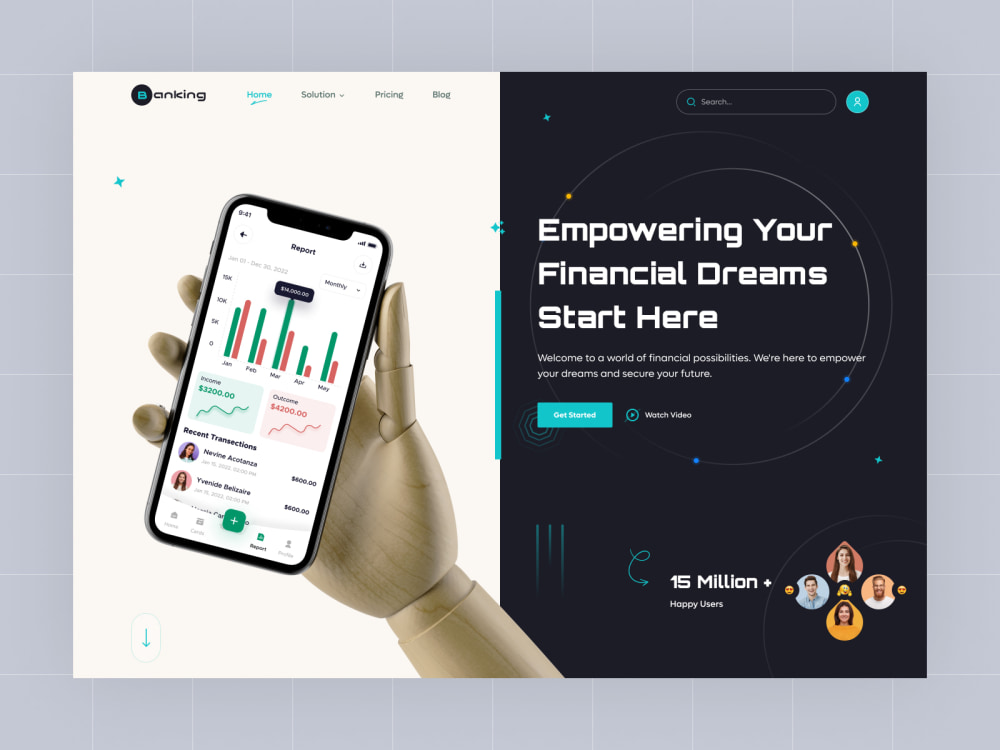 Design professional landing page UI UX for your business | Upwork