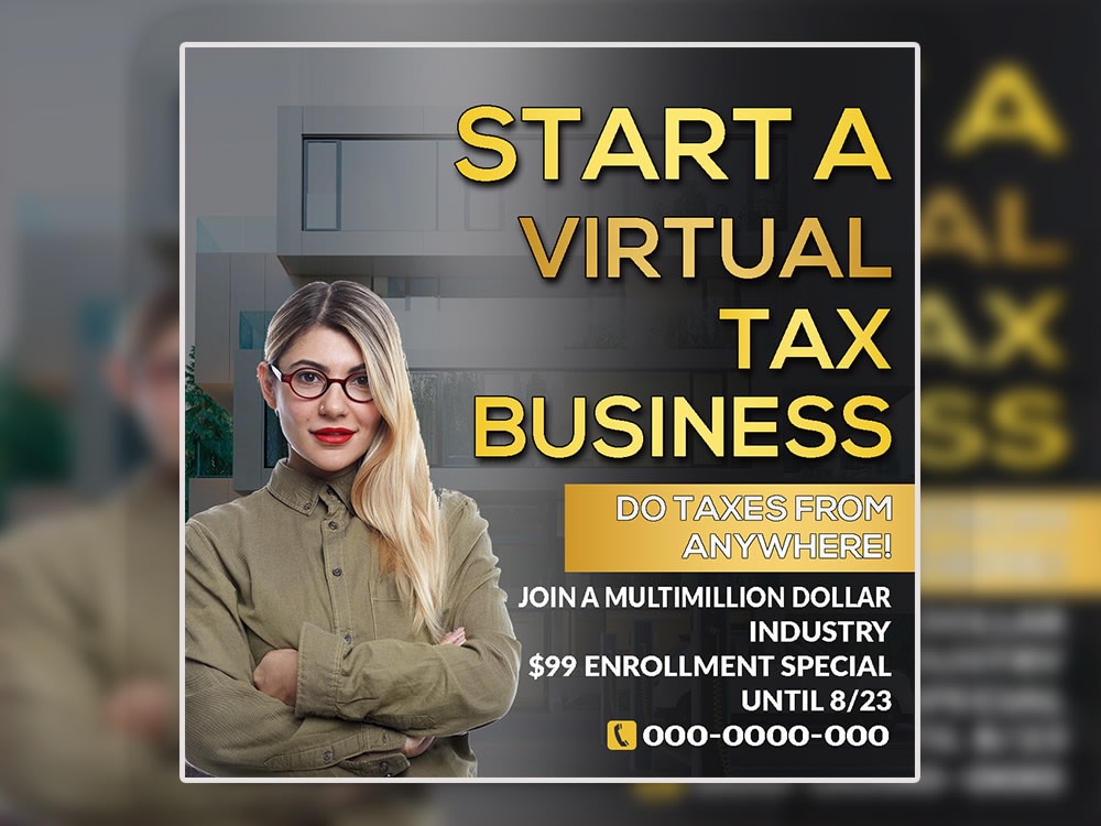 Amazing tax flyer and tax poster for your business | Upwork