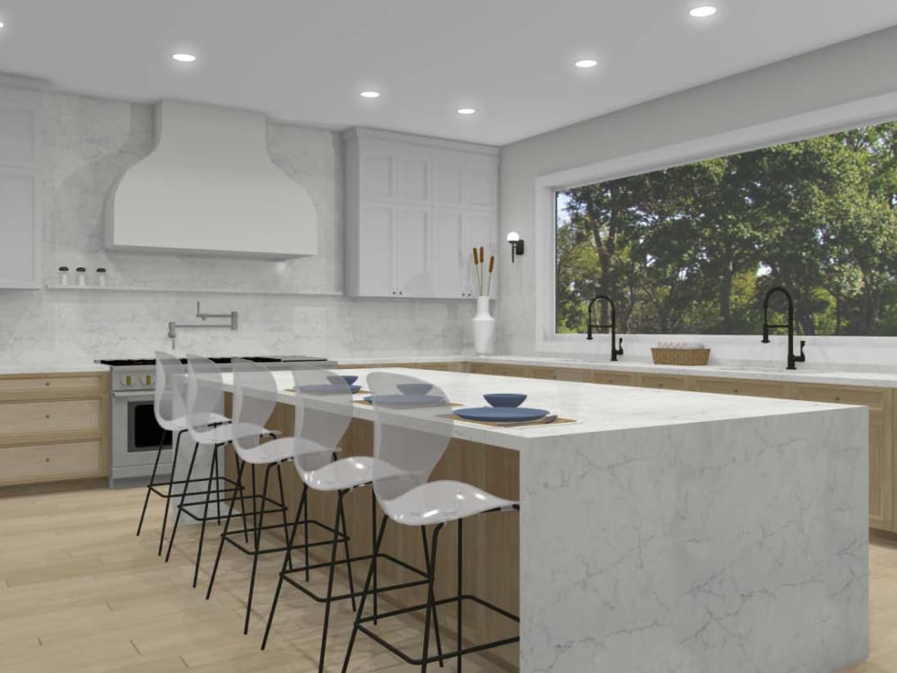 A Beautiful Kosher Kitchen Design with 2d and 3d Renderings | Upwork