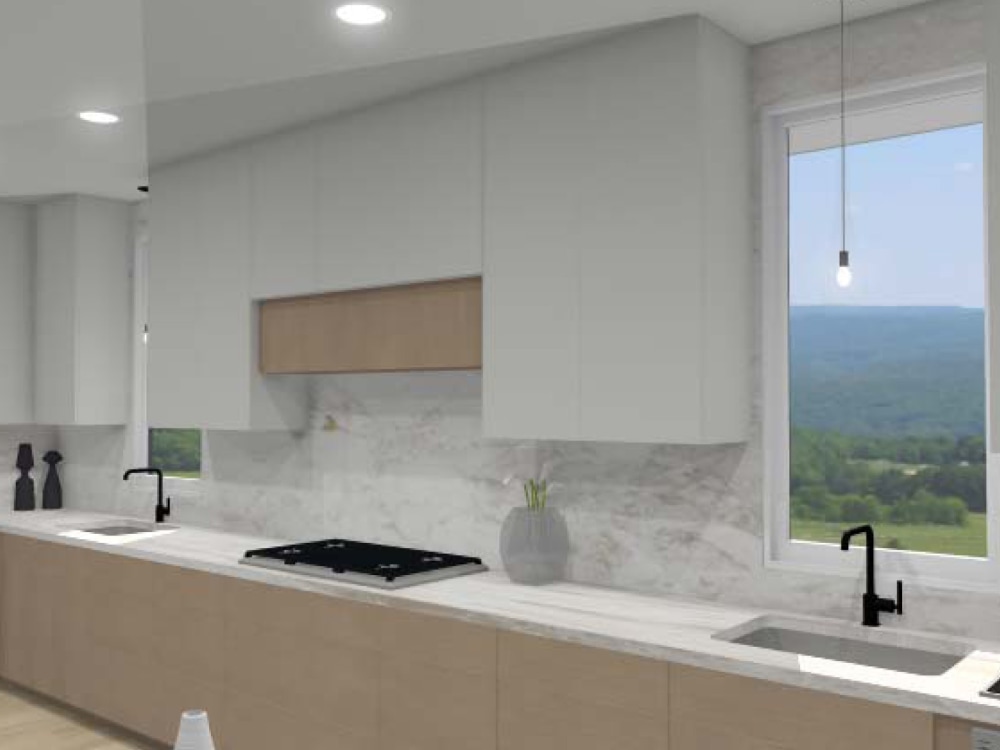 A Beautiful Kosher Kitchen Design with 2d and 3d Renderings | Upwork