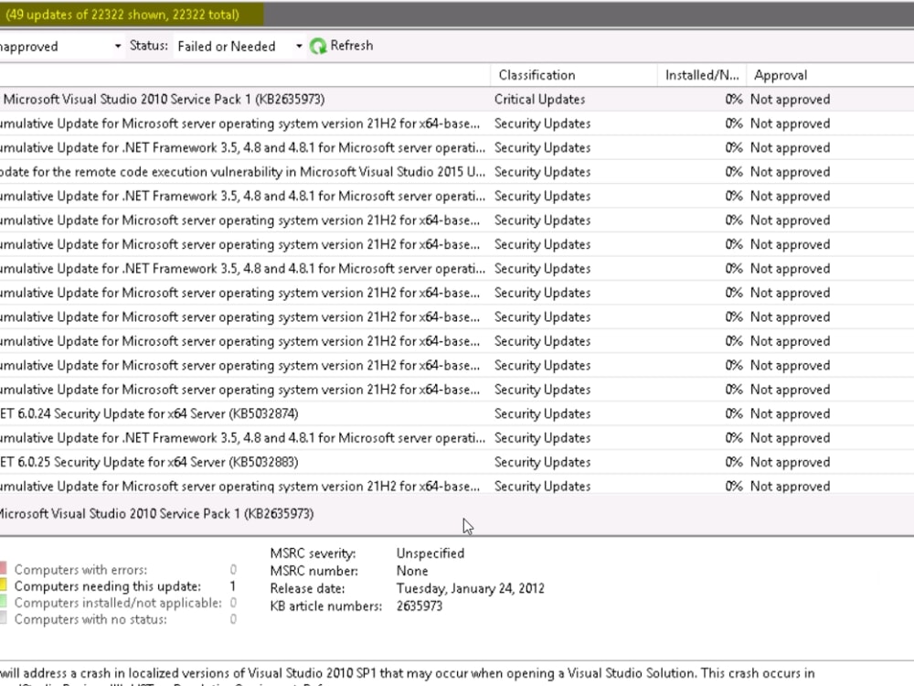 Migrate Windows Server Update Service (WSUS) on New Windows Server | Upwork