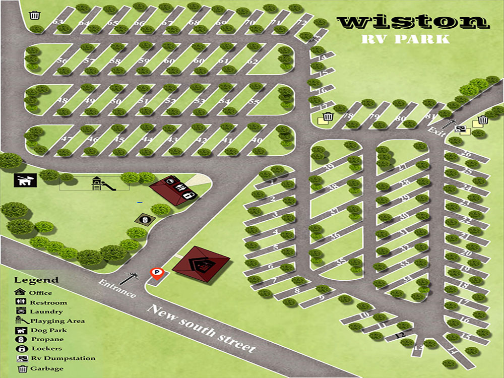 An Amazing Campground map ,Rv Park or Site Plan | Upwork