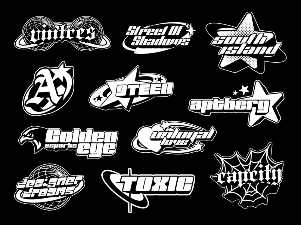 A Y2k Streetwear Logo Design Upwork
