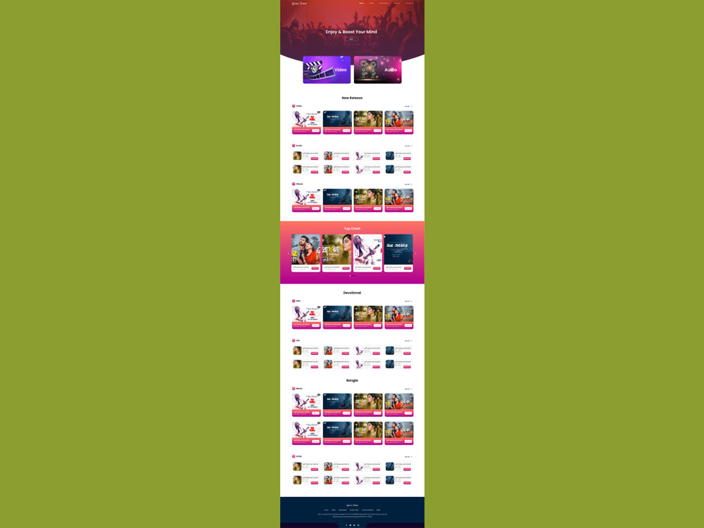 Design A Responsive Html Css Javascript Bootstrap Website Upwork