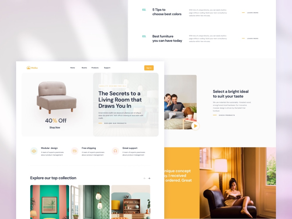 Figma UI design to React Vue HTML conversion | Upwork