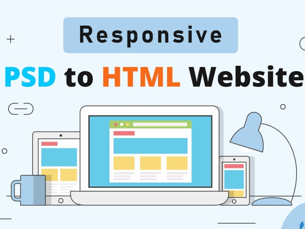 Responsive website HTML | Bootstrap | Tailwind | Material UI | Upwork