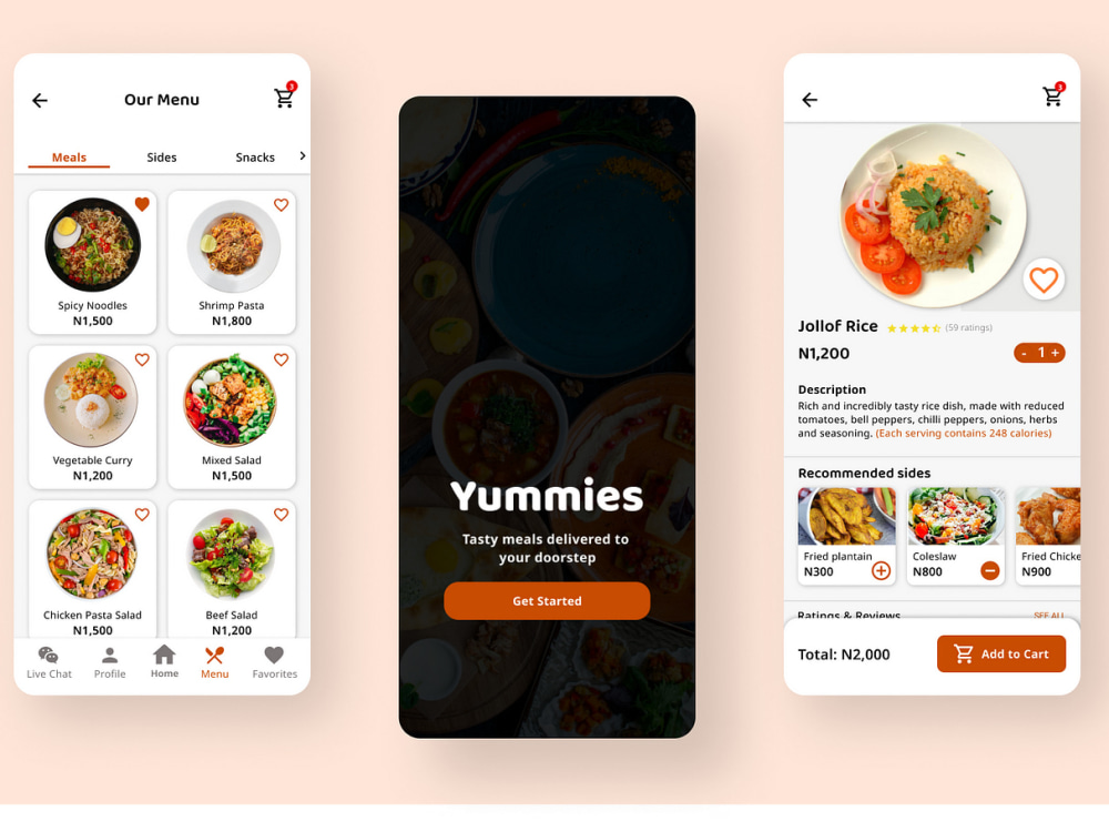 Custom Food Delivery App | React Native Developer | iOS & Android | Upwork
