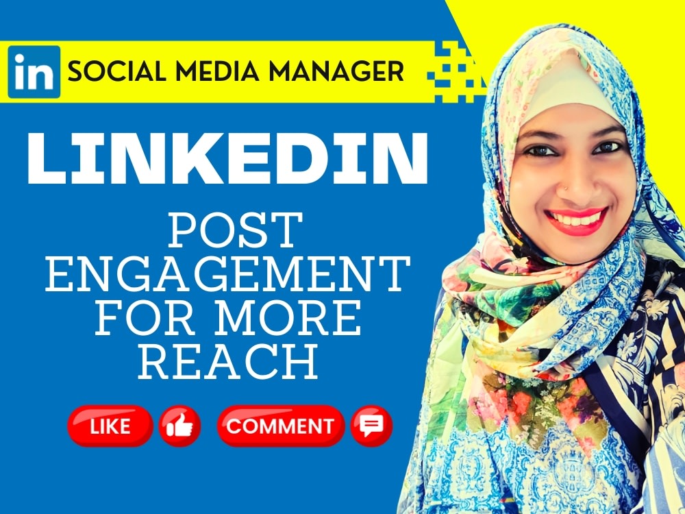 LinkedIn post engagement for more reach | Upwork