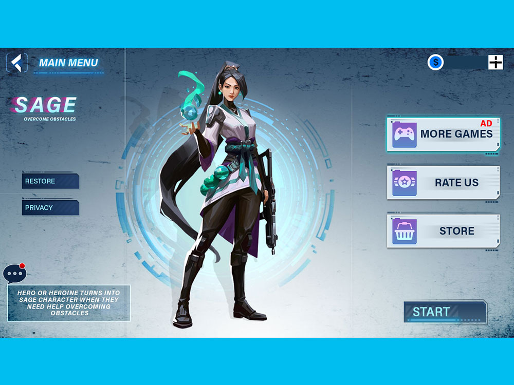 A complete UI design for game | Upwork