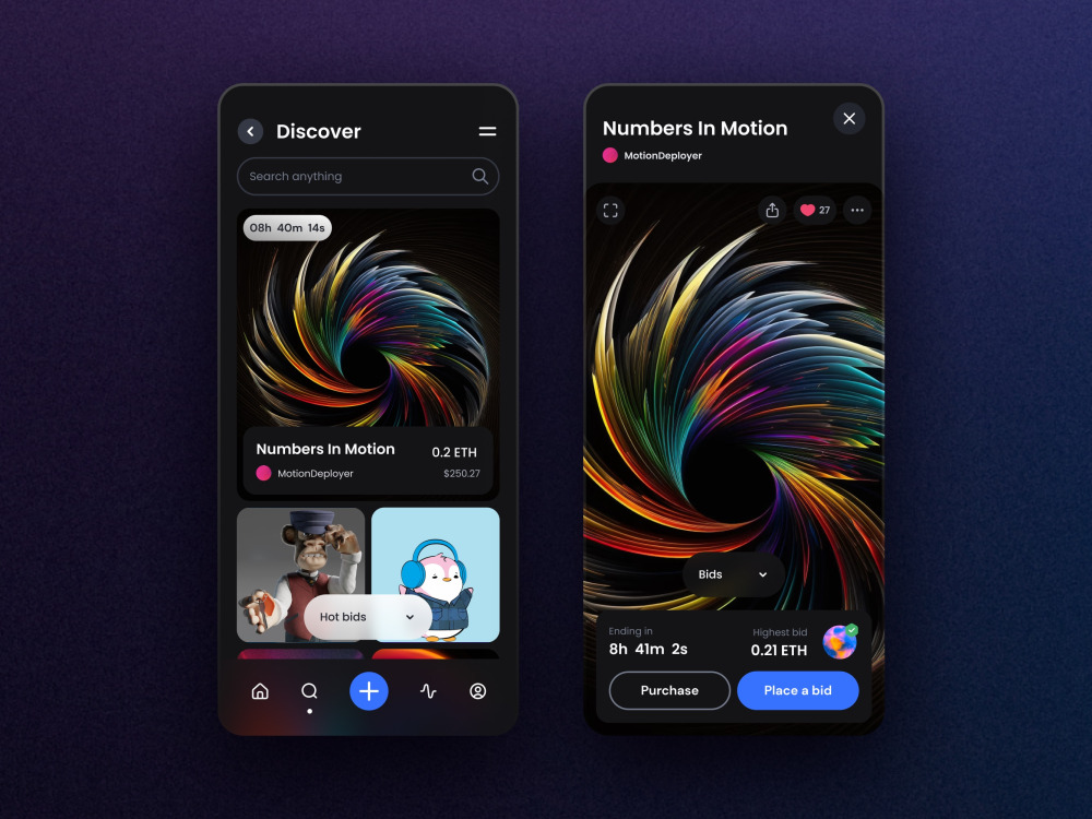 A custom Mobile App UI design concept | Upwork